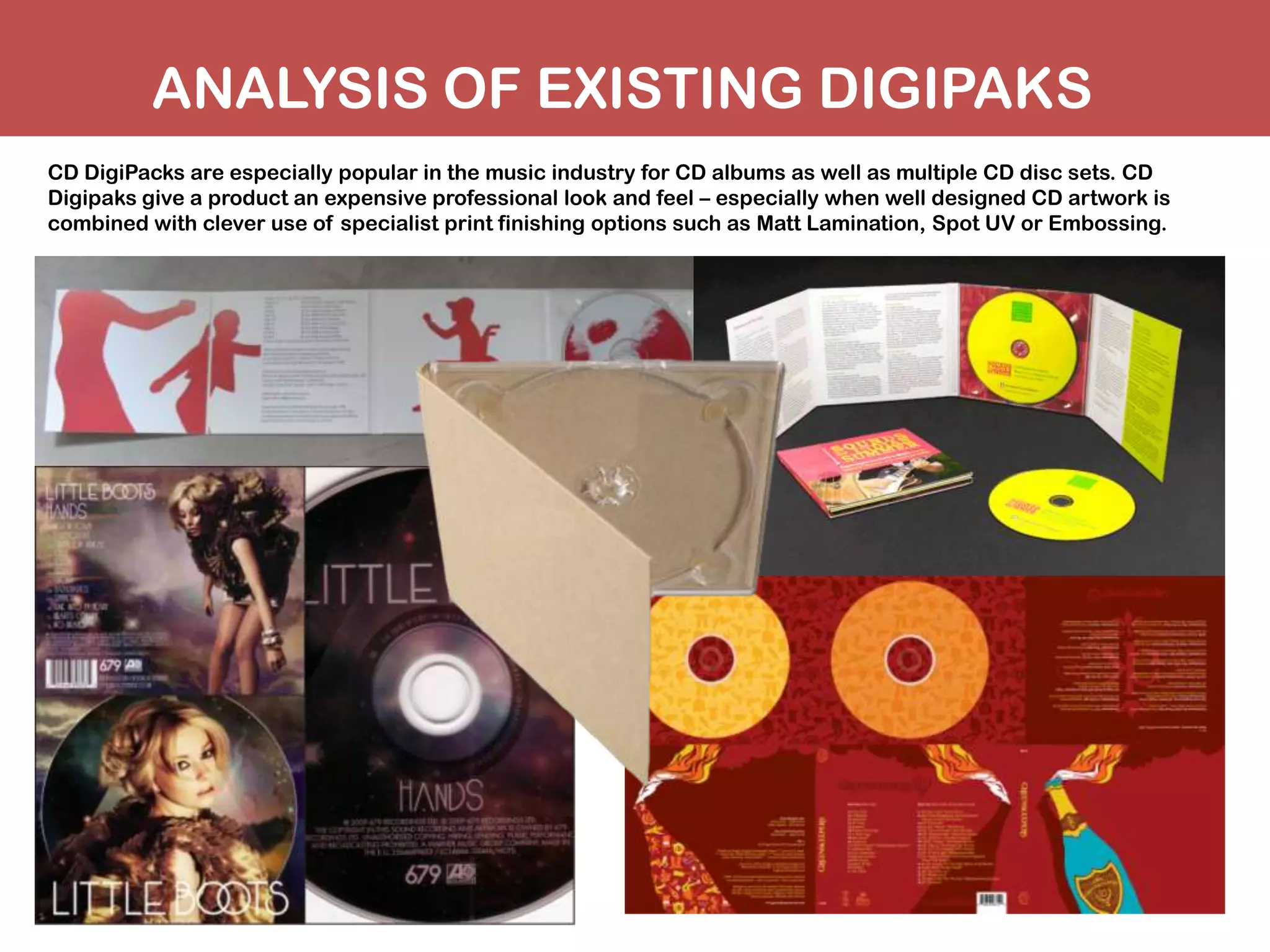 Analysis of Digipaks | PPT