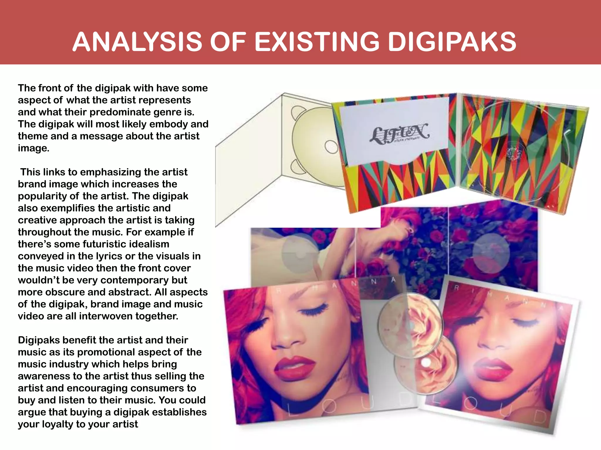 Analysis of Digipaks | PPT