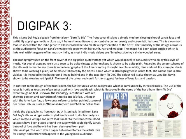 Analysis of digipaks | PPT