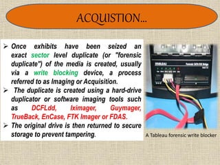 Analysis of digital evidence | PPTX