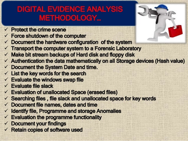 Analysis of digital evidence