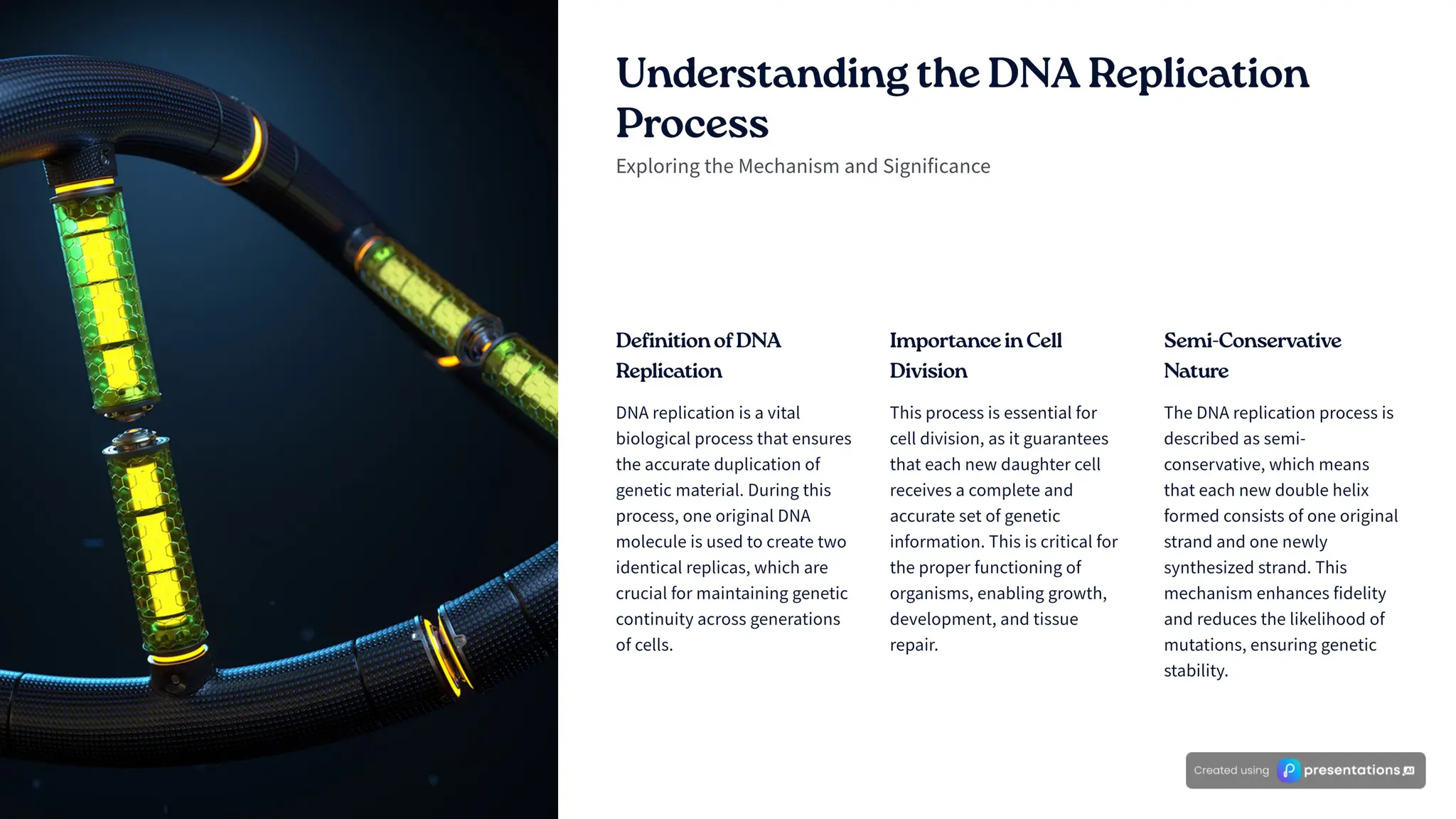 DNA Replication Overview Steps And future perspective | PDF