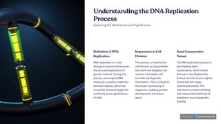 DNA Replication Overview Steps And future perspective | PDF