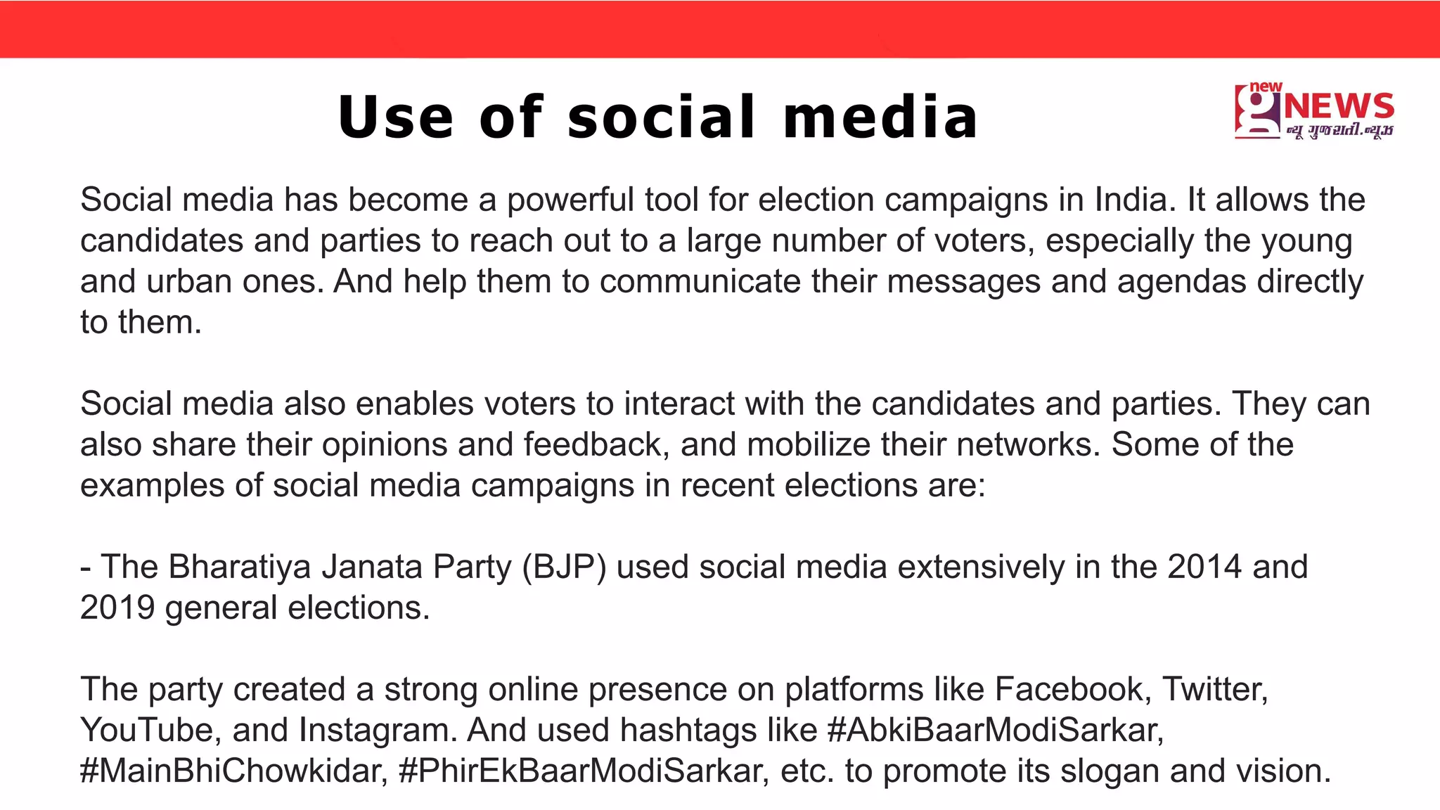 Analysis of Election Campaigns & Communication Techniques Used in ...