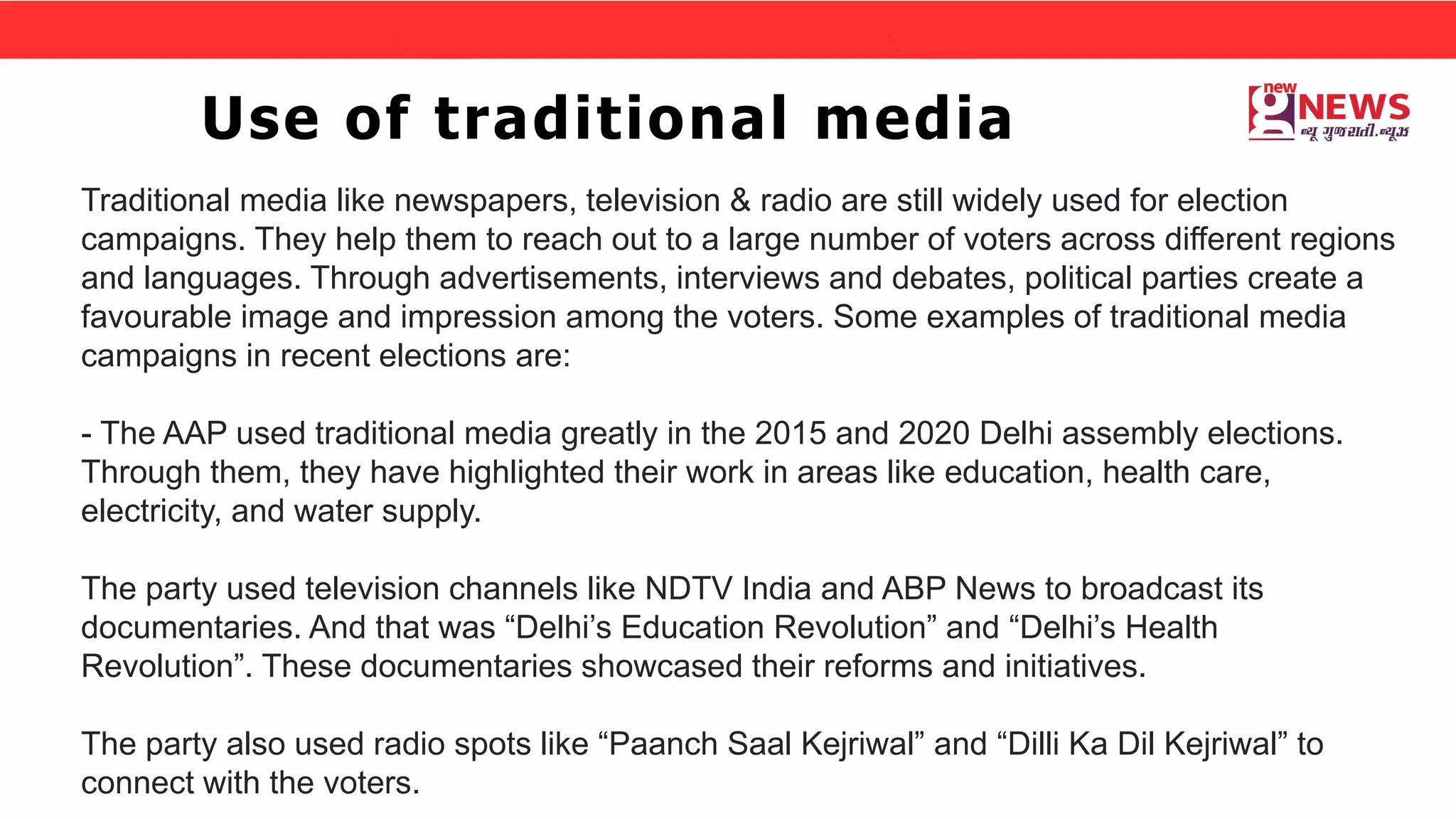 Analysis of Election Campaigns & Communication Techniques Used in ...