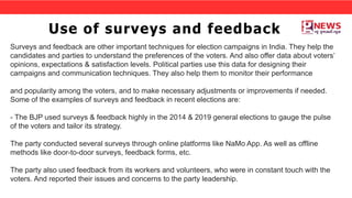 Analysis of Election Campaigns & Communication Techniques Used in ...