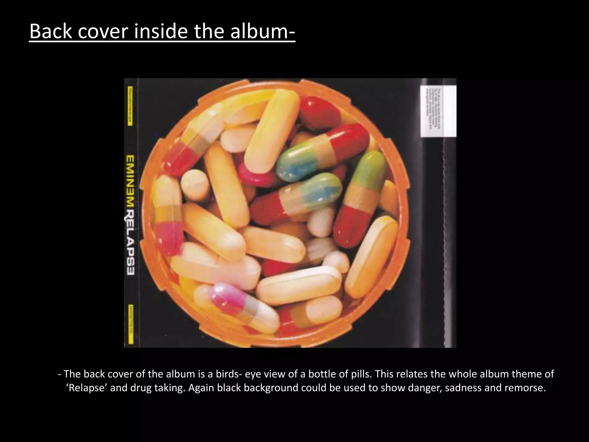 Analysis of Eminem's Digipak | PPTX