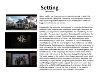 Analysis of existing film trailers | PPT