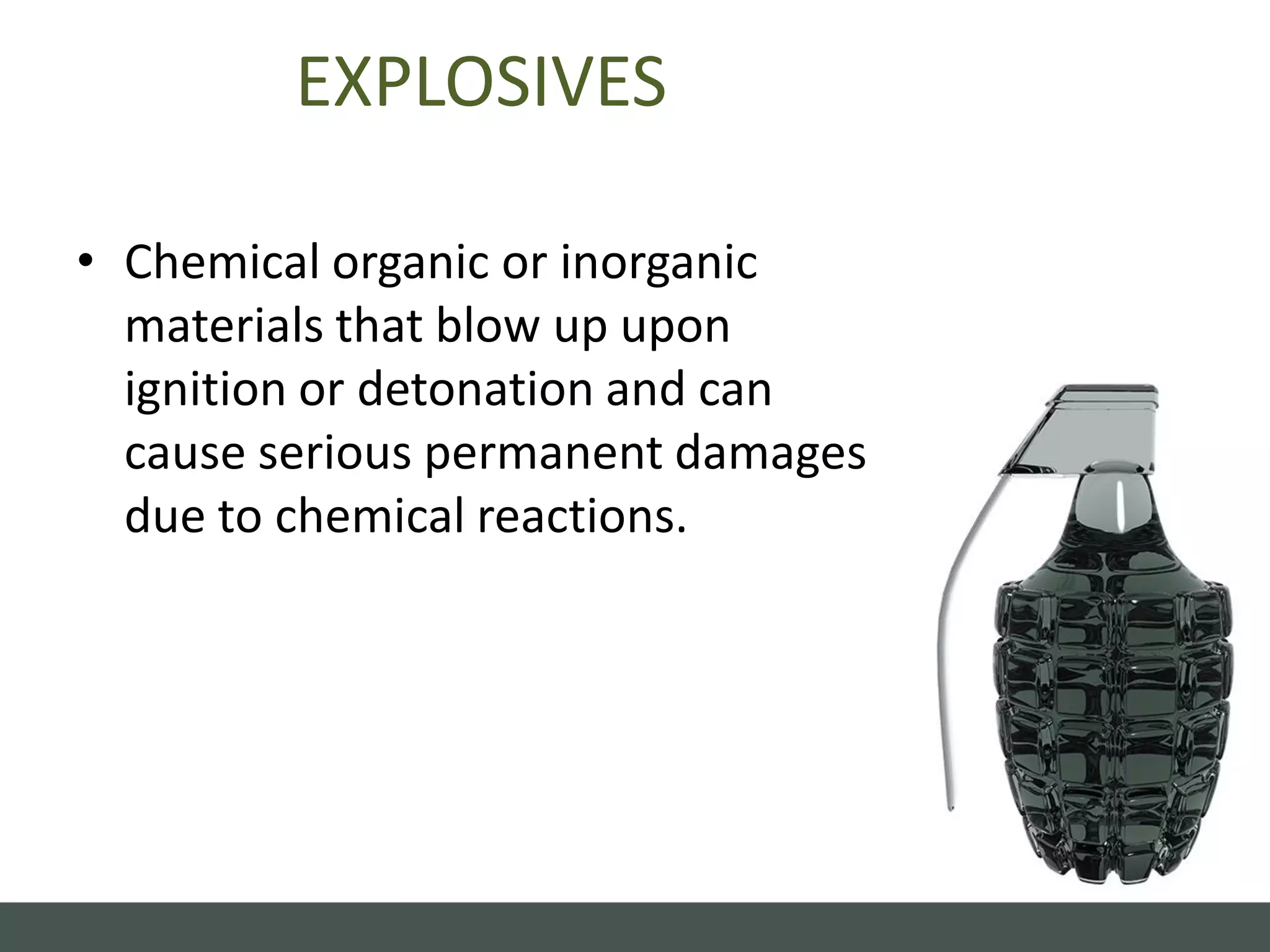 Analysis of explosives | PDF