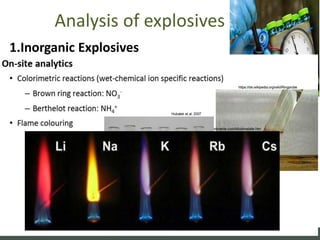 Analysis of explosives | PDF