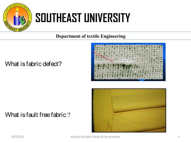 Fabric faults and its remedies | PPT