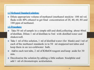 Analysis of fermented product | PPTX