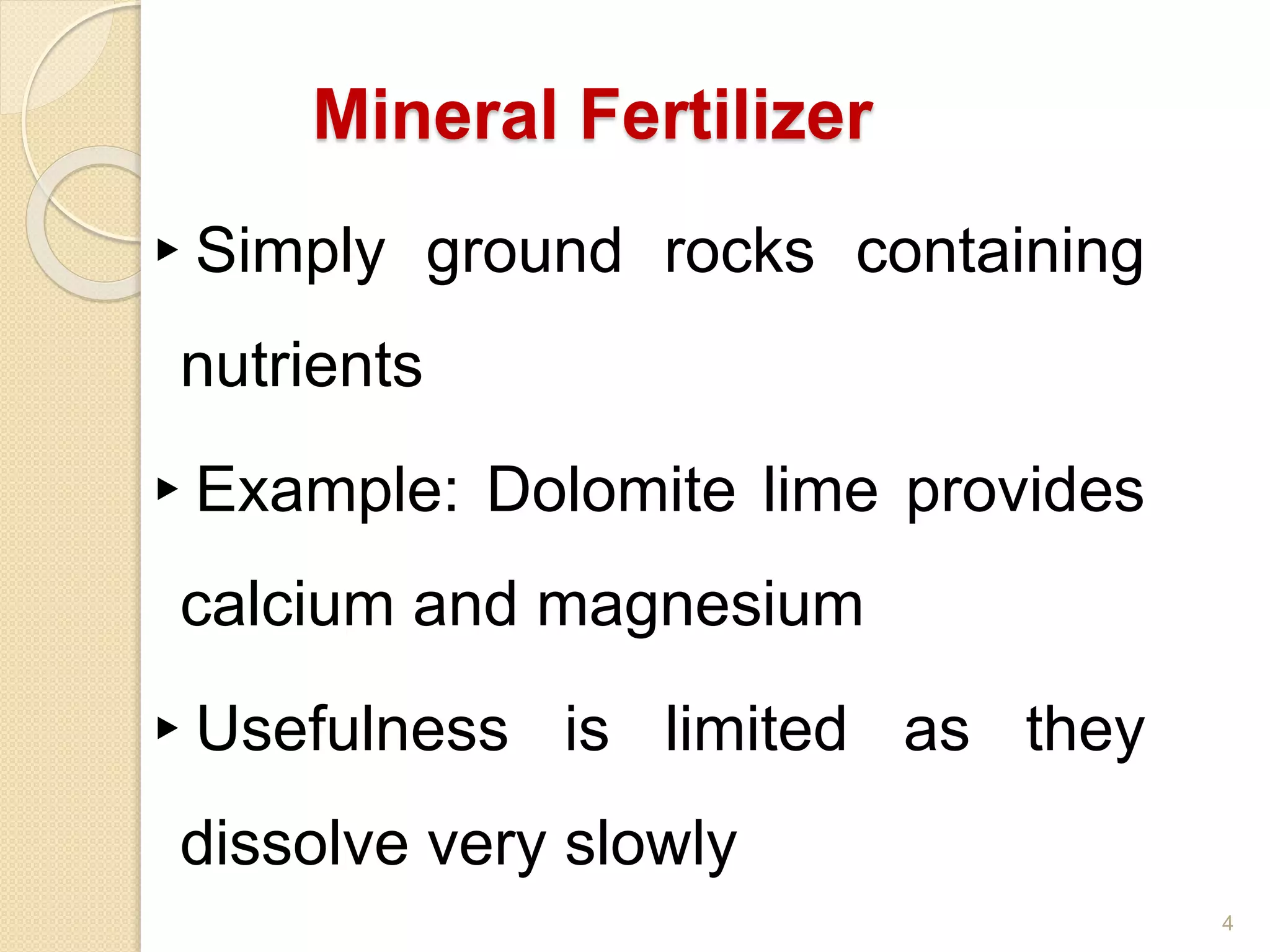 Analysis of fertilizer | PPTX