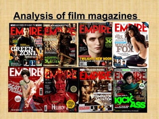 Analysis of film magazines | PPT