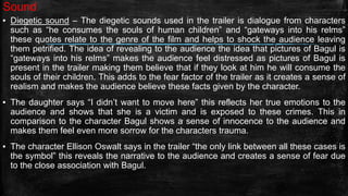 Analysis of film trailer sinister | PPT
