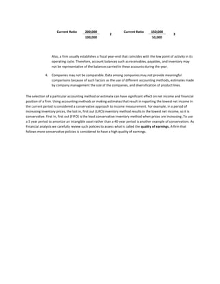 Analysis of financial statement | PDF