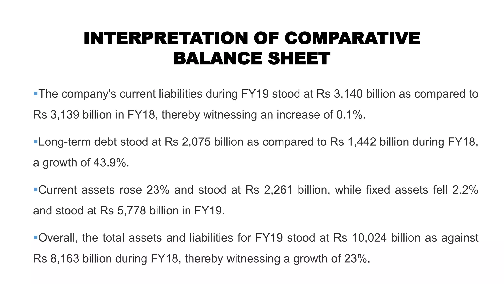 Analysis of financial statement reliance industries | PPTX
