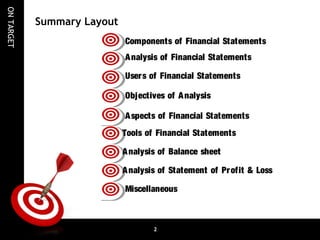 Analysis of financial statements | PPT