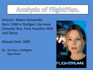 Analysis of flightplan | PPTX