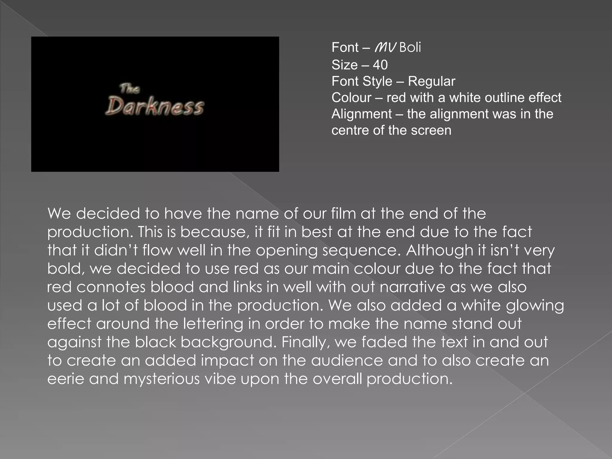 Analysis of fonts used | PPTX | Desktop Publishing | Computer Software and Applications