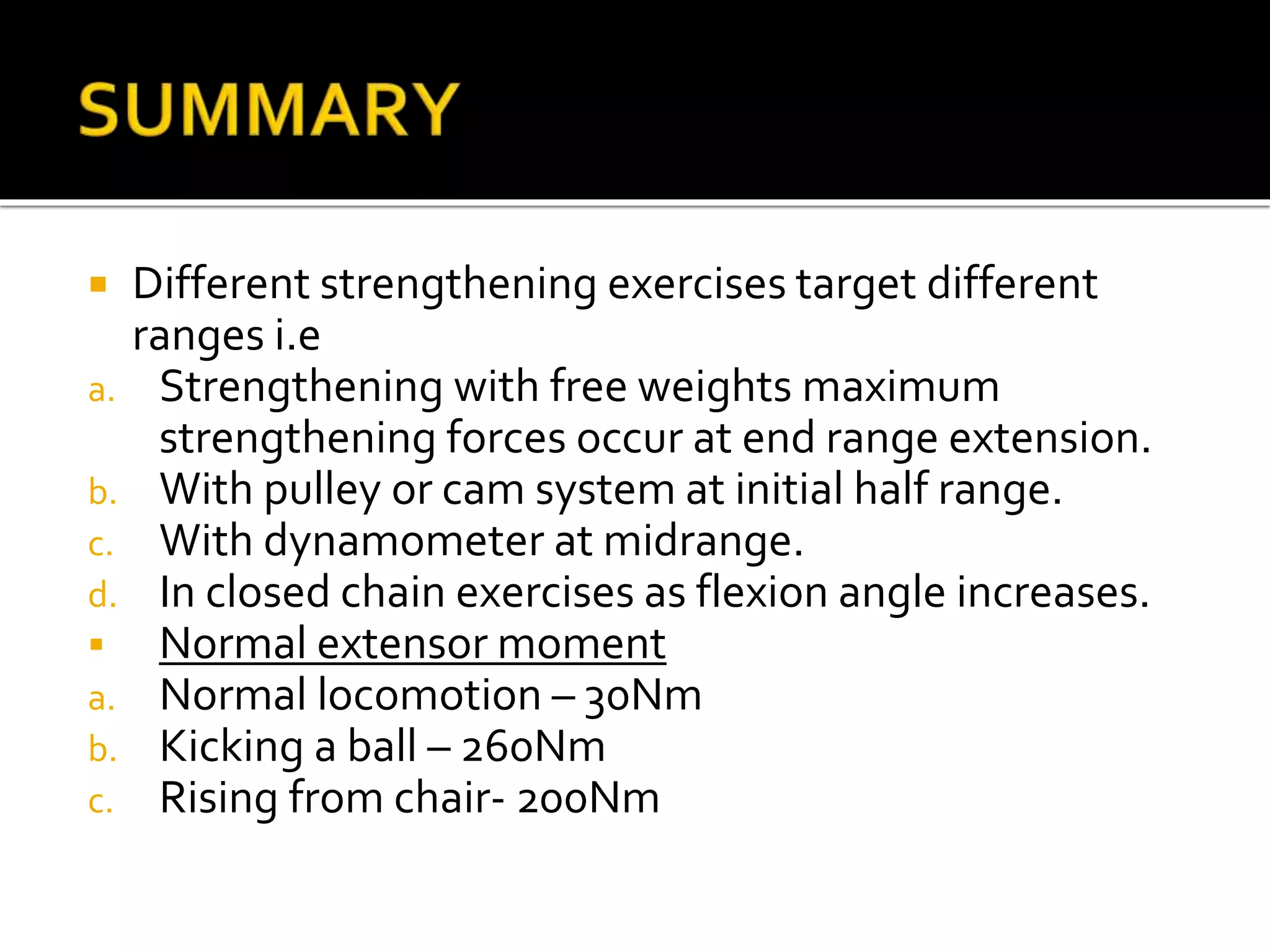 Forces on knee joint during activity | PPTX