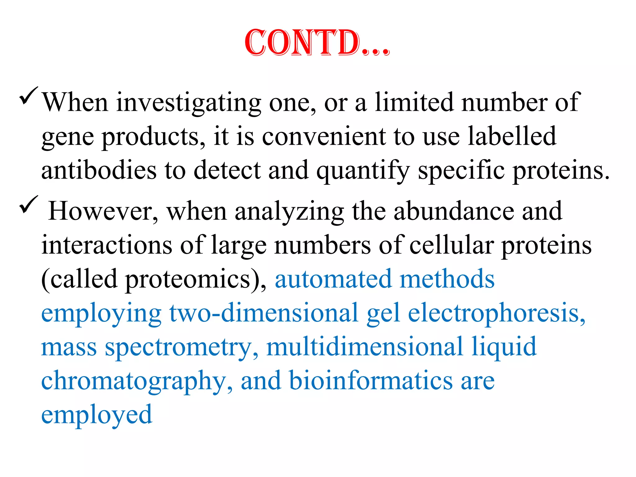 Analysis of gene expression | PPT