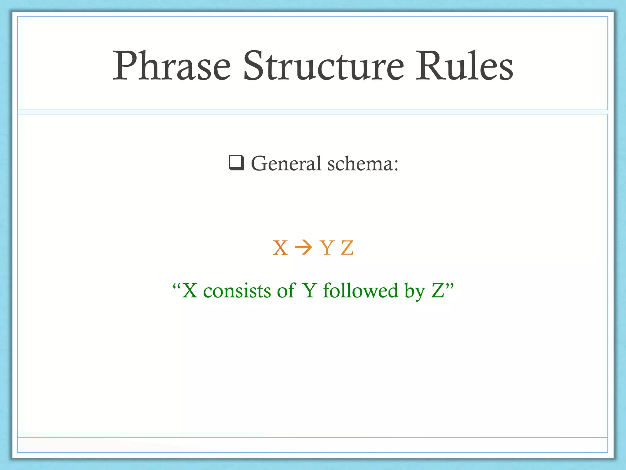 Analysis of Grammatical Structure | PDF