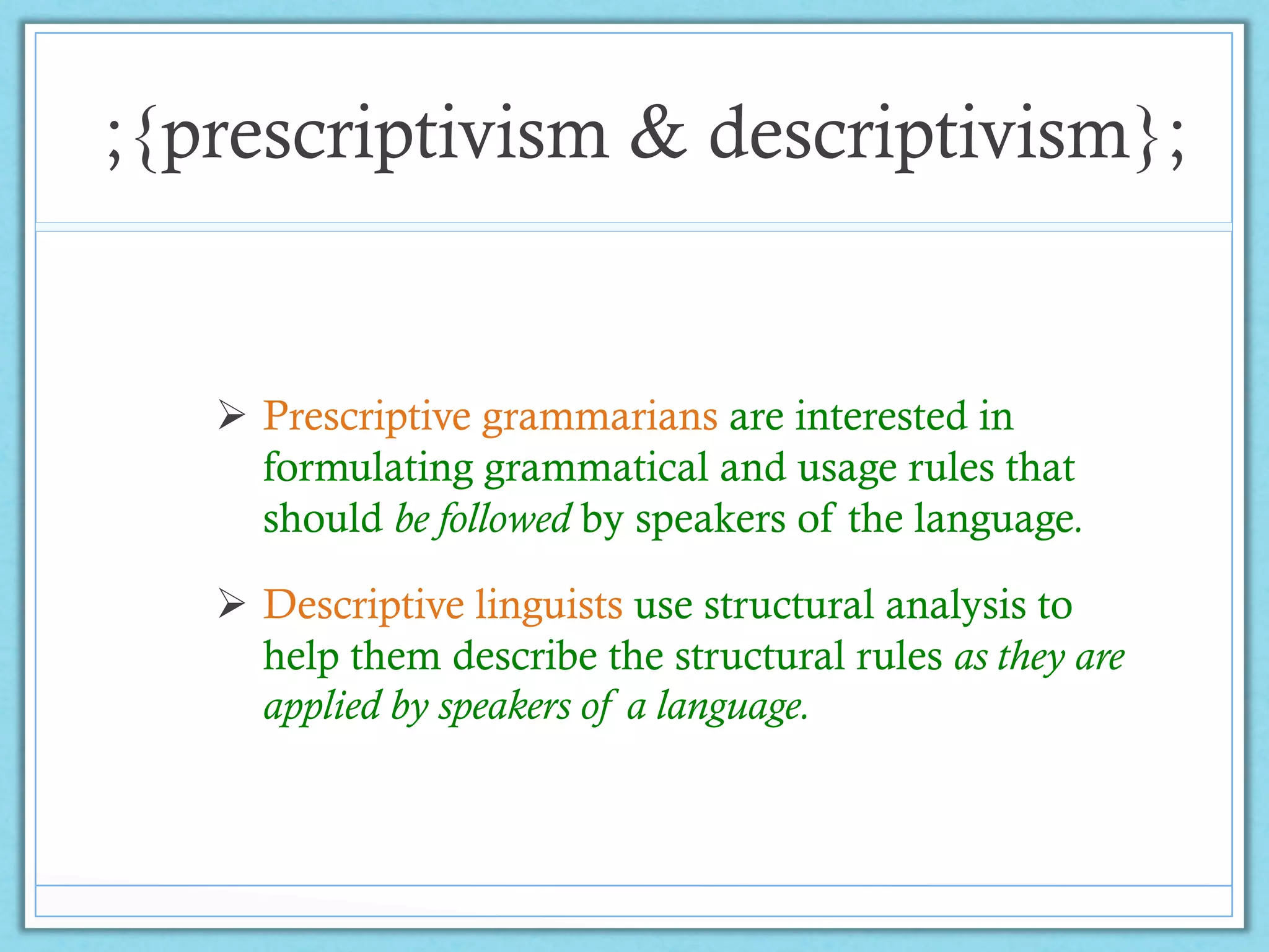 Analysis of Grammatical Structure | PDF