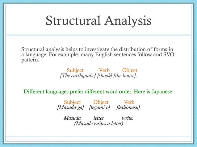 Analysis Of Grammatical Structure Pdf Programming Languages Computing