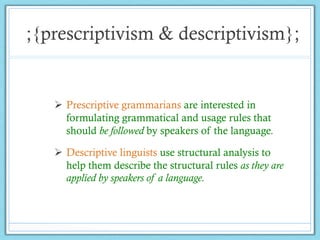 Analysis of Grammatical Structure | PDF