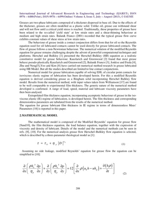 Analysis of grease lubricated isoviscous elastic point contacts-2-3-4 ...