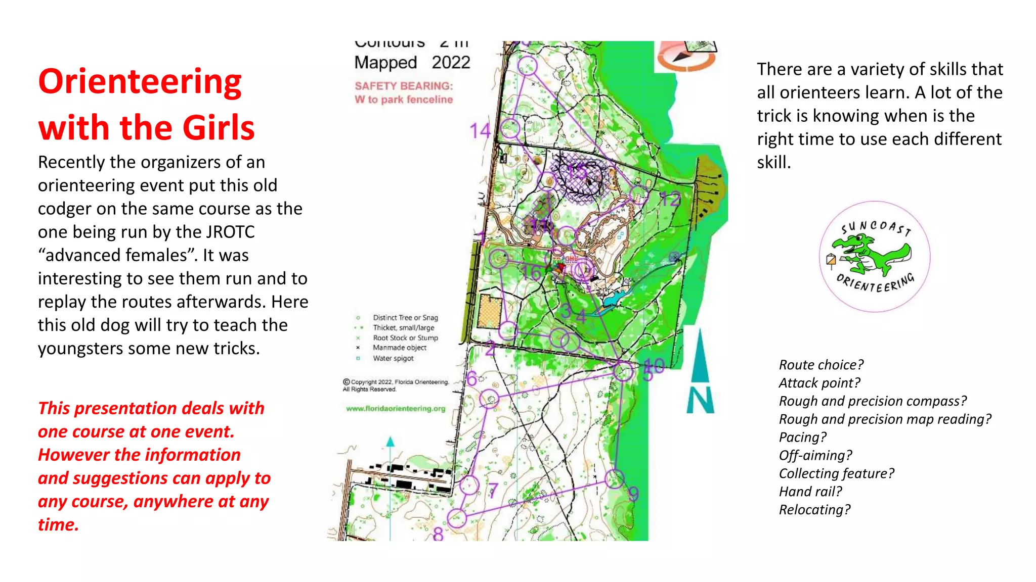 Orienteering with the Girls | PPTX