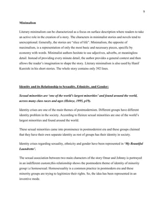 Analysis of hanif kureishi’s “my son the fanatic” and “my beautiful ...