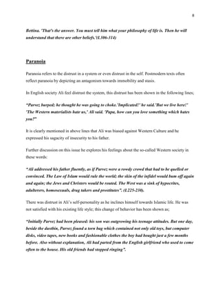 Analysis of hanif kureishi’s “my son the fanatic” and “my beautiful ...