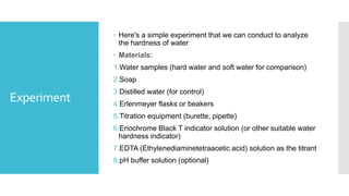 Analysis of hard water.pptx