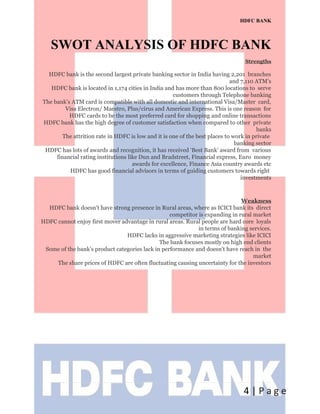 Analysis of HDFC bank complete | PPT