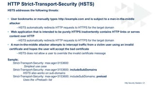 Analysis of HTTP Security Headers in Turkey | PPT