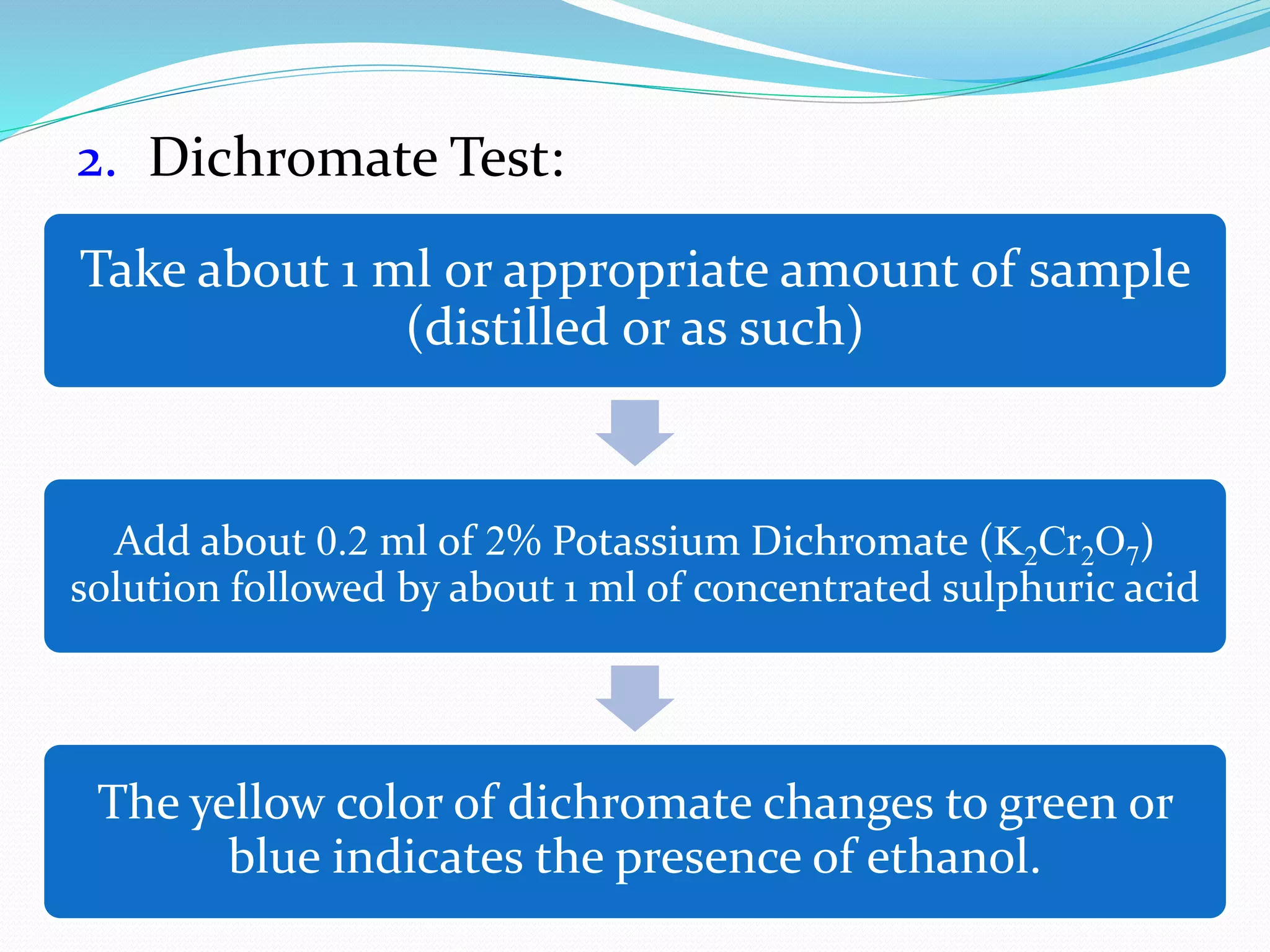 Analysis of illicit liquor including methyl & ethyl alcohol | PPTX