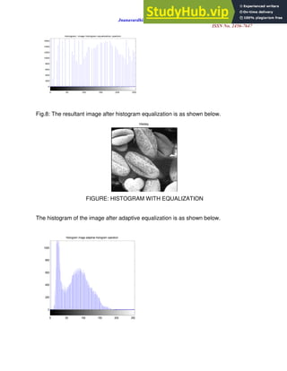 ANALYSIS OF IMAGE ENHANCEMENT TECHNIQUES USING MATLAB | PDF