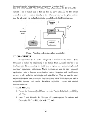 Analysis of intelligent system design by neuro adaptive control no restriction | PDF