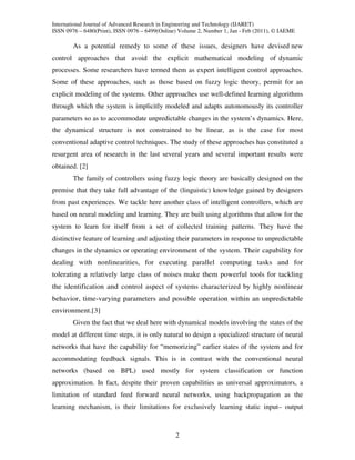 Analysis of intelligent system design by neuro adaptive control no restriction | PDF