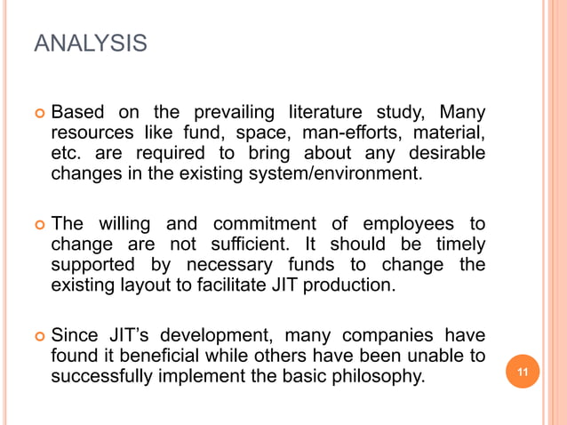 Analysis of Interactions Among the Barriers to JIT Production.pptx