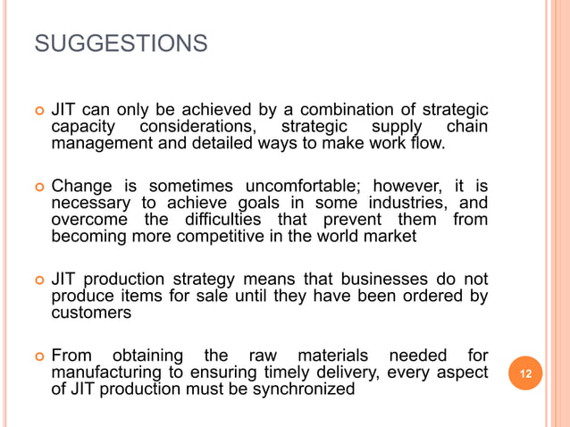 Analysis of Interactions Among the Barriers to JIT Production.pptx