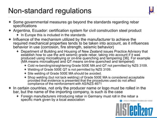 Analysis of international standards on concrete reinforcing steel bar | PDF