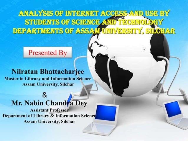 Analysis of internet access and use by students | PPTX | Internet for ...