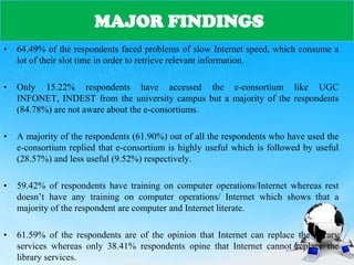 Analysis of internet access and use by students | PPTX