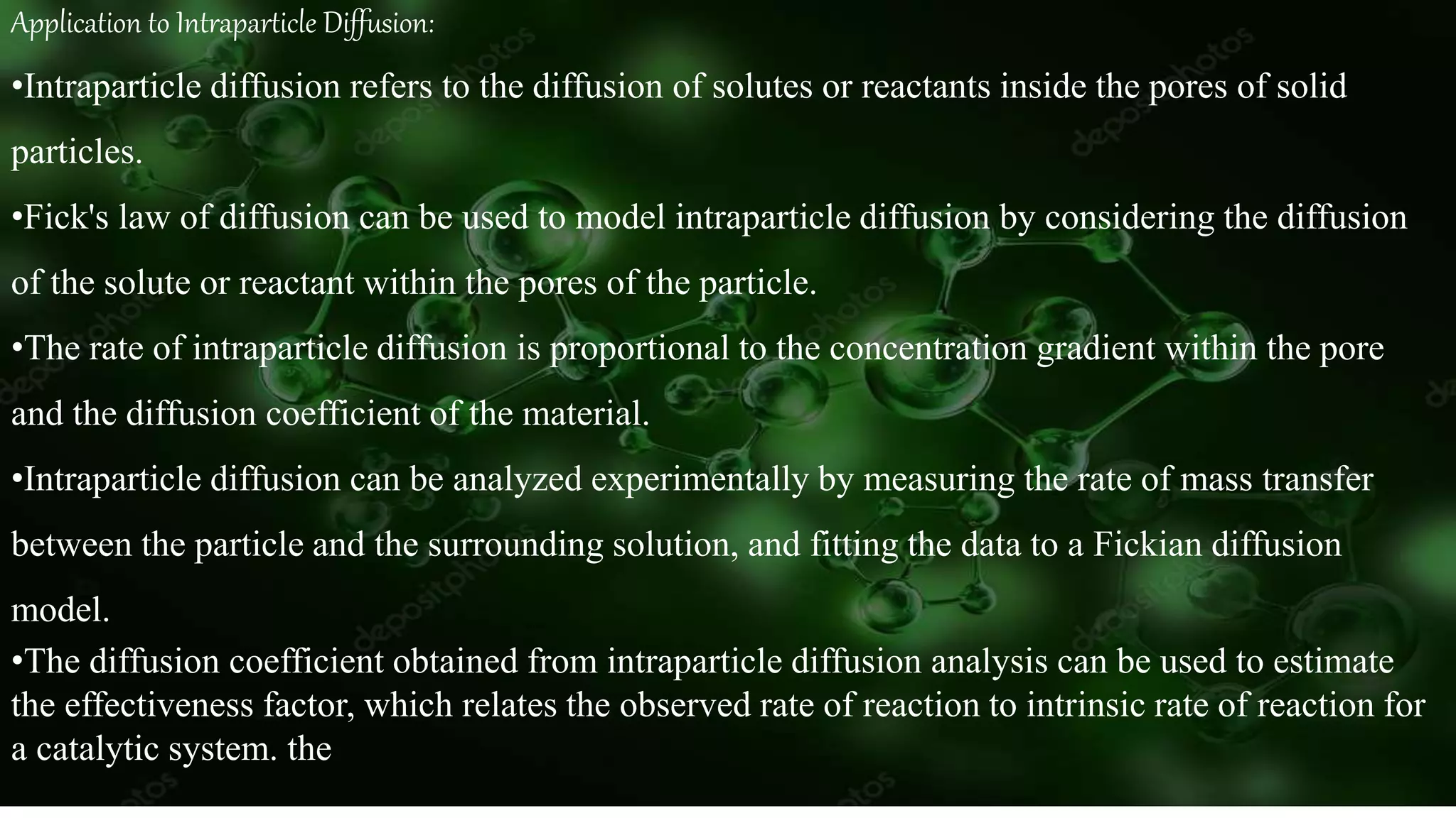 Analysis of Intraparticle Diffusion & Reaction.pptx