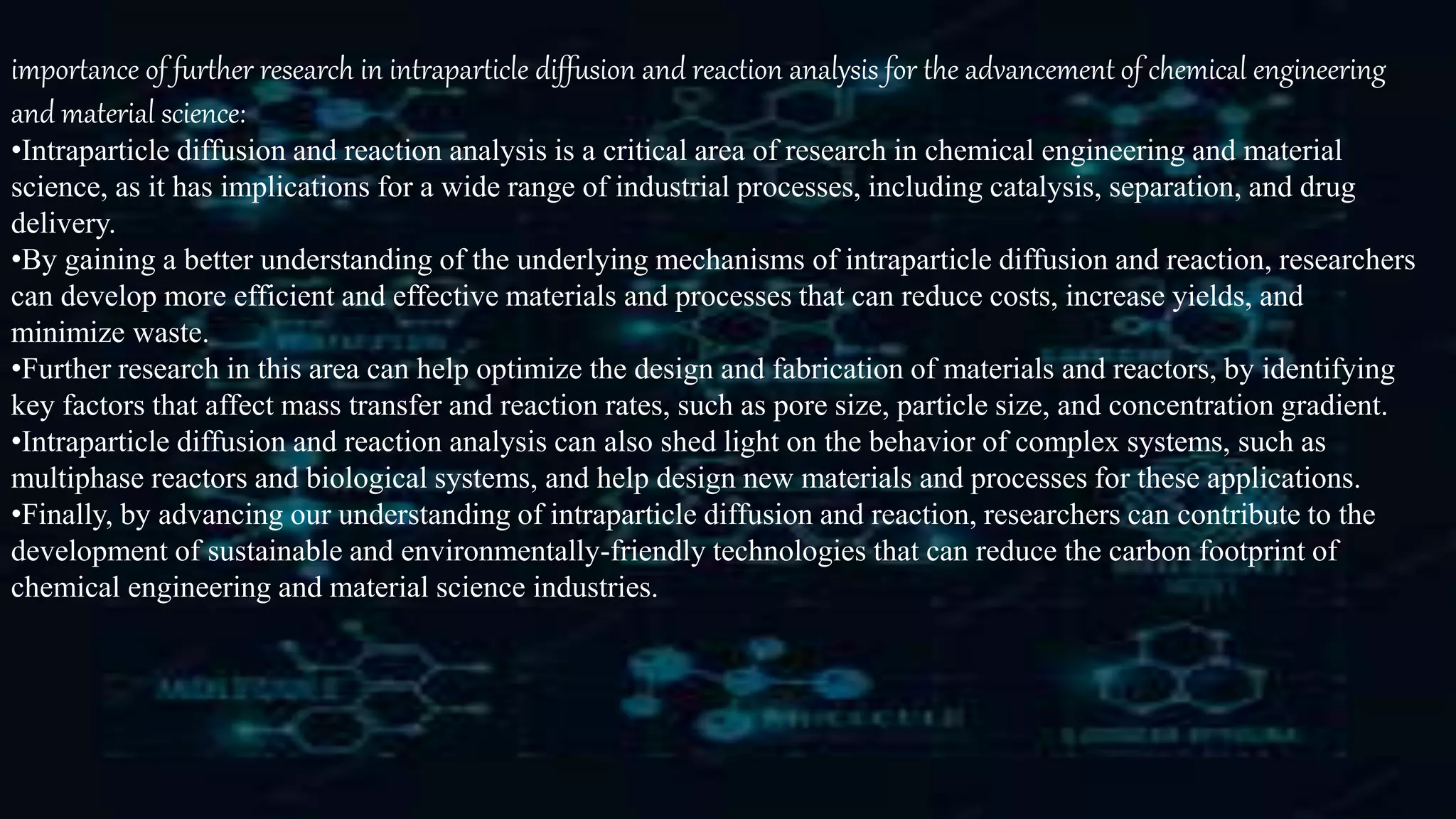 Analysis of Intraparticle Diffusion & Reaction.pptx