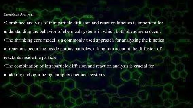Analysis of Intraparticle Diffusion & Reaction.pptx