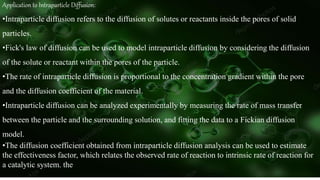 Analysis of Intraparticle Diffusion & Reaction.pptx